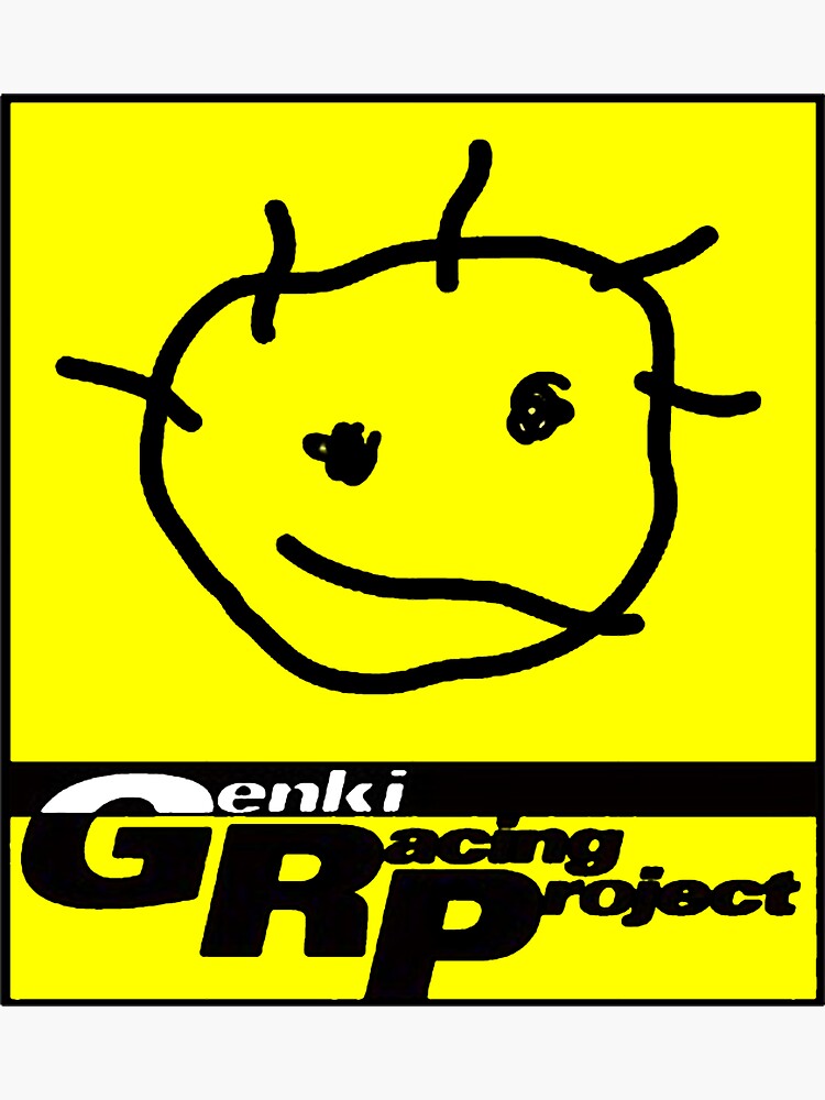 "GENKI - Racing Project" Sticker for Sale by matxanhxao | Redbubble