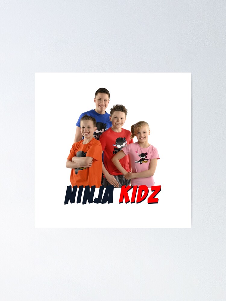 "Ninja Kidz TV Merch for Kids" Poster for Sale by Bridesgruel | Redbubble