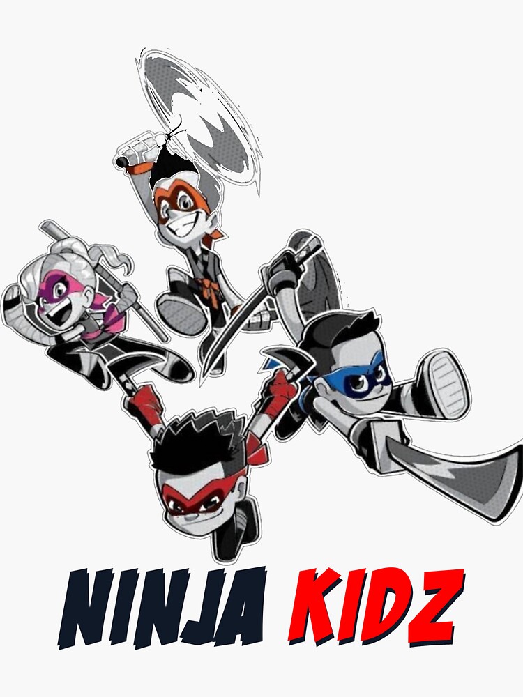 "Ninja Kidz TV Merch for Kids" Sticker for Sale by Bridesgruel | Redbubble