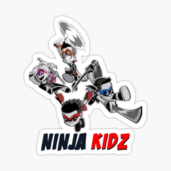 "Ninja Kidz TV Merch for Kids" Sticker for Sale by Bridesgruel | Redbubble