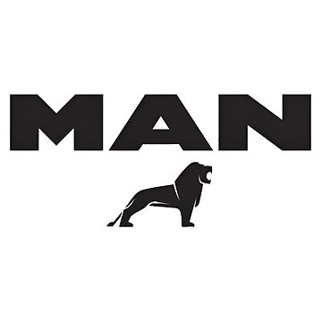 "MAN LOGO" Sticker for Sale by truckbusworld | Redbubble