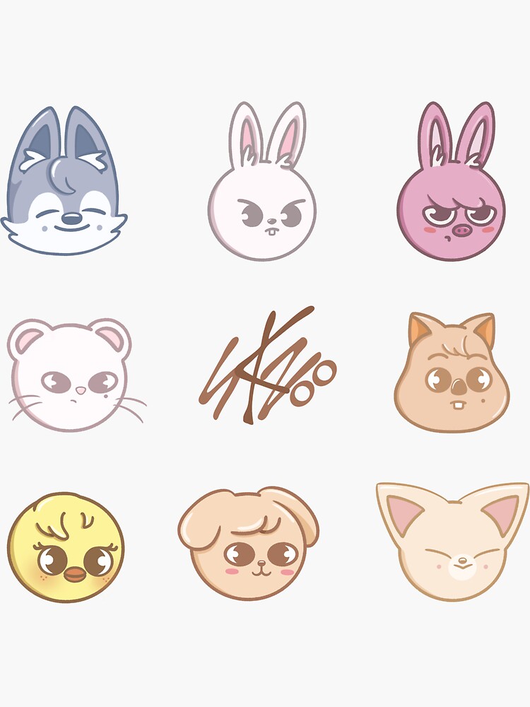 "Stray Kids SKZOO" Sticker for Sale by lorienskz | Redbubble