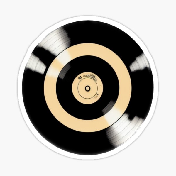 "Vinyl Record" Sticker for Sale by Uszek91 | Redbubble