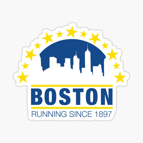 "Boston Marathon" Sticker for Sale by taylorsdesigns | Redbubble
