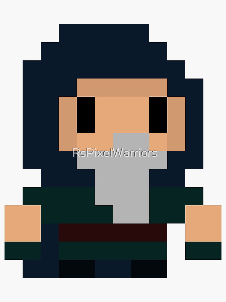 "Mysterious old man - OSRS RuneScape – Pixel character" Sticker for ...