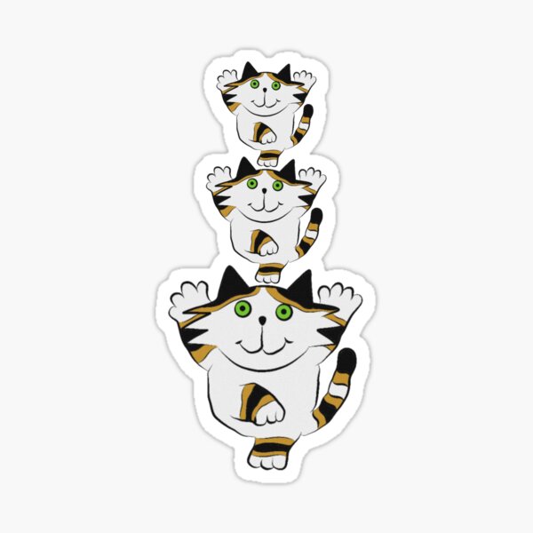 "King Rollo Cat Hamlet" Sticker for Sale by GemimaRosaArt | Redbubble