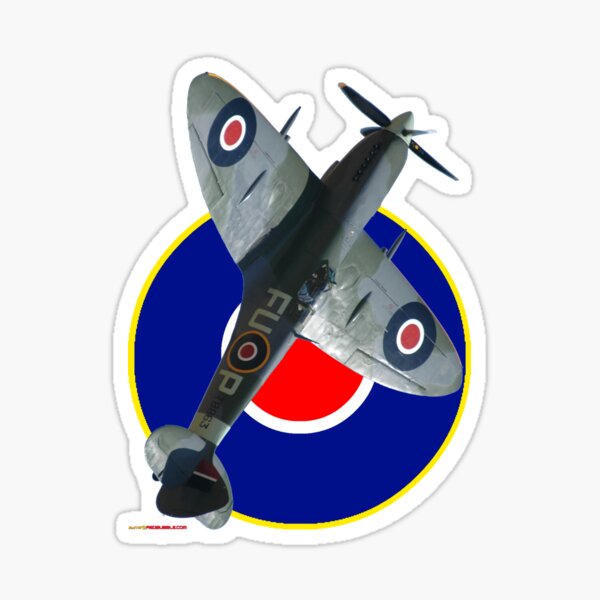 "Roundel Series - Spitfire VH-XVI Design" Sticker by muz2142 | Redbubble