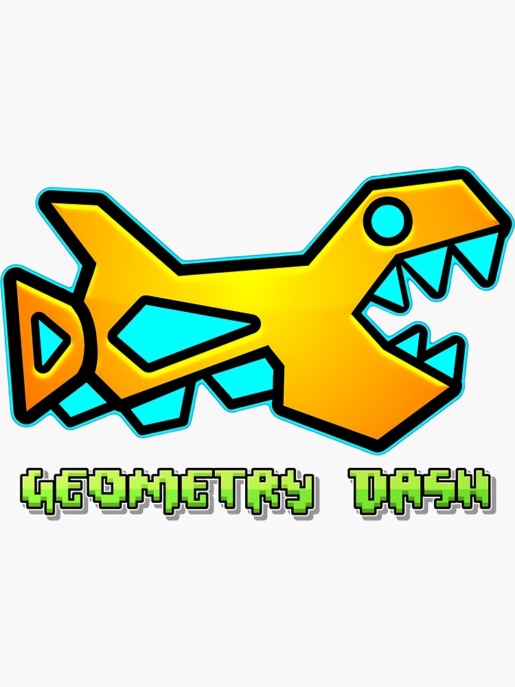 " Geometry Dash" Sticker for Sale by henryhendy | Redbubble