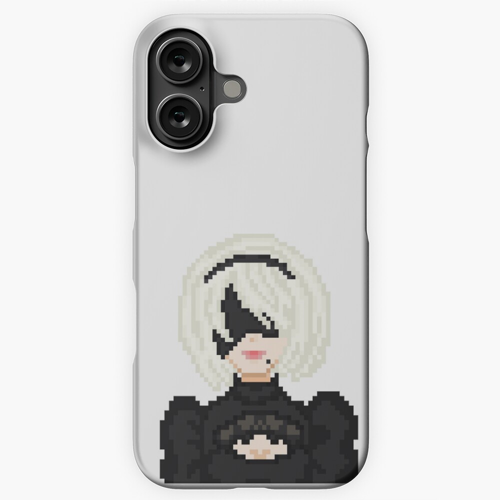 "2B Pixel Art Portrait Nier Automata" Sticker for Sale by Pawsp7 ...