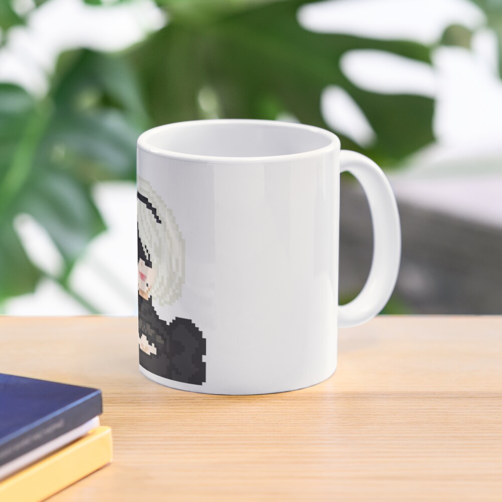 "2B Pixel Art Portrait Nier Automata" Sticker for Sale by Pawsp7 ...