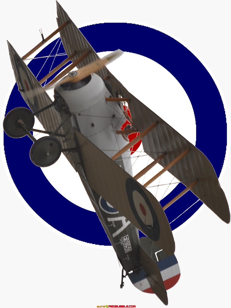 "WW1 RAF Roundel Sopwith Snipe E8050 Design" Sticker for Sale by ...