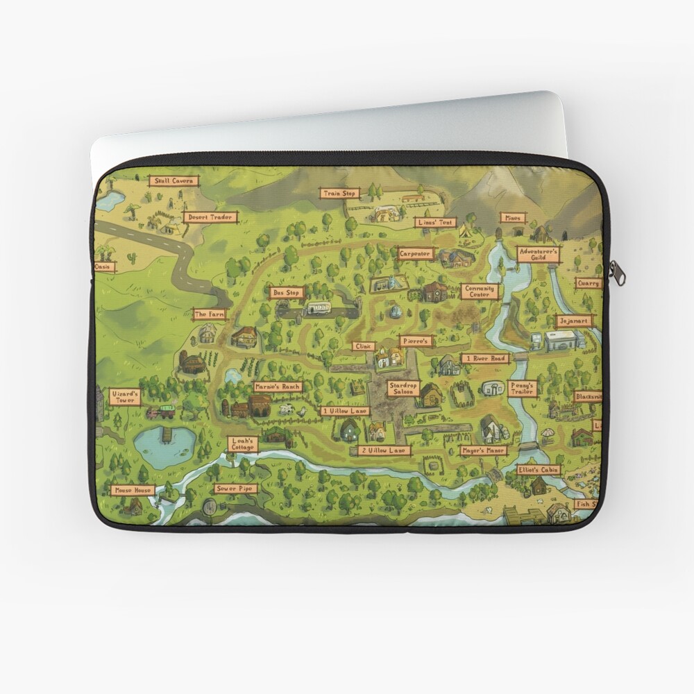 "Stardew Valley Map" Poster for Sale by renthewarrior | Redbubble