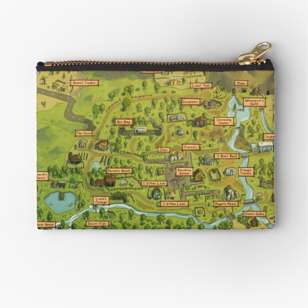 "Stardew Valley Map" Poster for Sale by renthewarrior | Redbubble