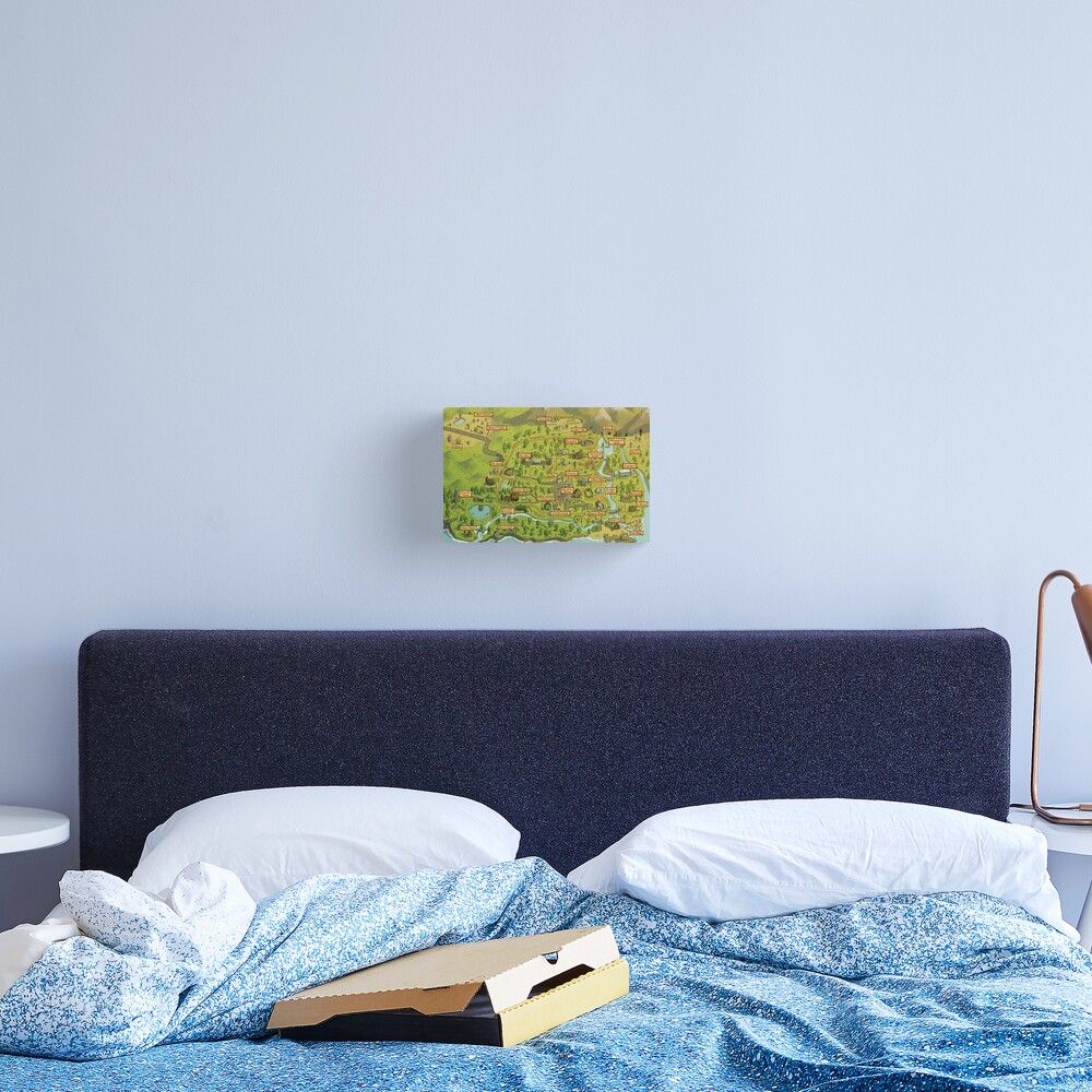 "Stardew Valley Map" Poster for Sale by renthewarrior | Redbubble