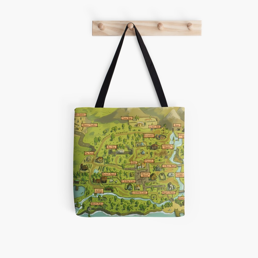 "Stardew Valley Map" Poster for Sale by renthewarrior | Redbubble