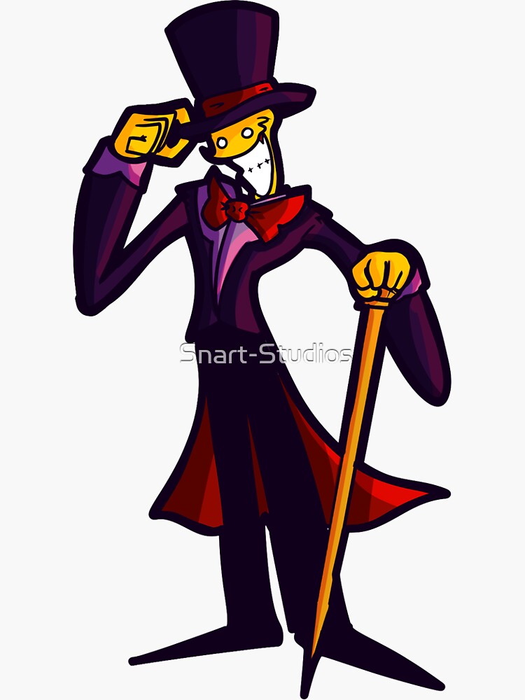 "Mr. Smiley" Sticker for Sale by Snart-Studios | Redbubble
