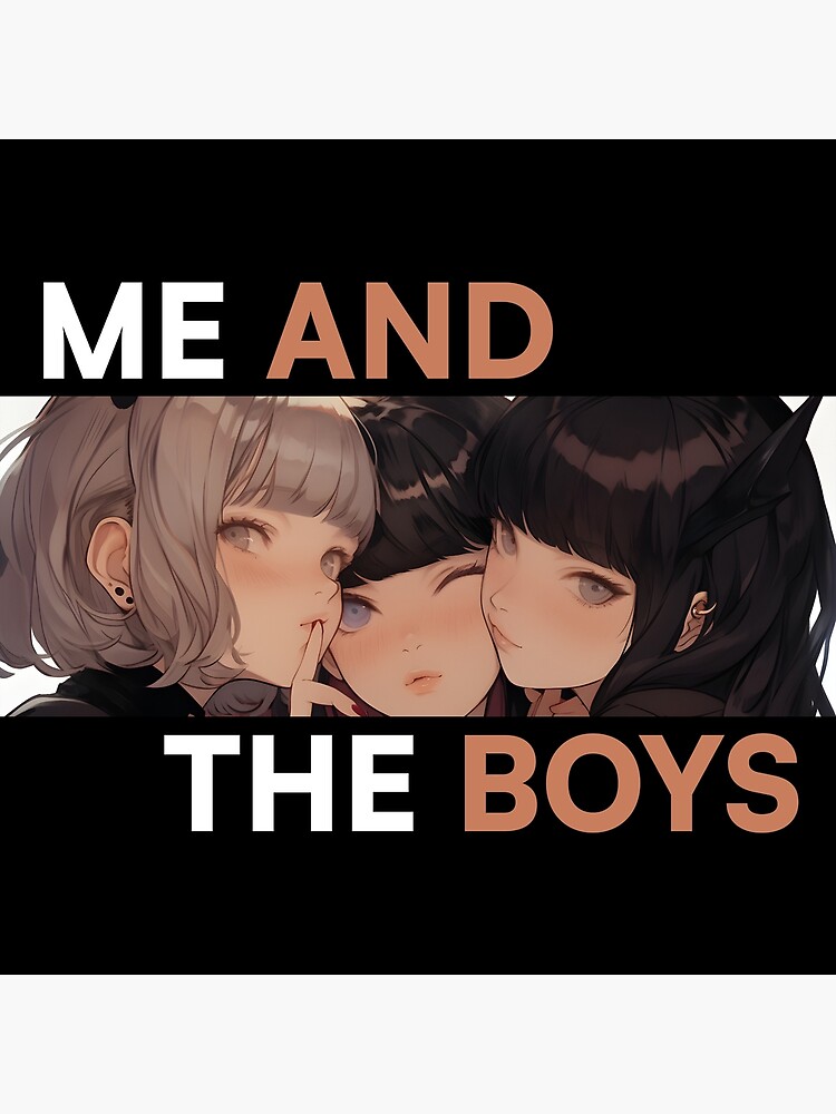 "Me And The Boys Femboys Kissing Crossdresser Meme" Poster for Sale by ...