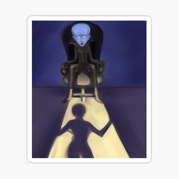 "Art - Megamind" Sticker for Sale by yusefkime | Redbubble