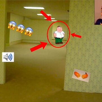 "Backrooms" Sticker for Sale by AkaBunndy | Redbubble