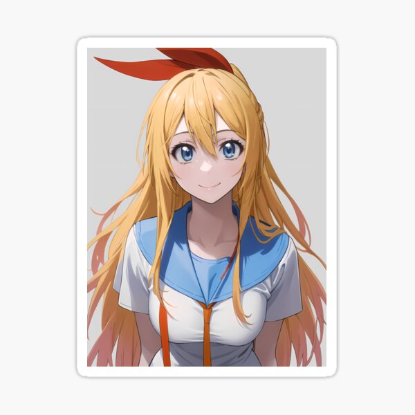 "Chitoge Kirisaki - Portrait" Sticker for Sale by Lastmentor35 | Redbubble