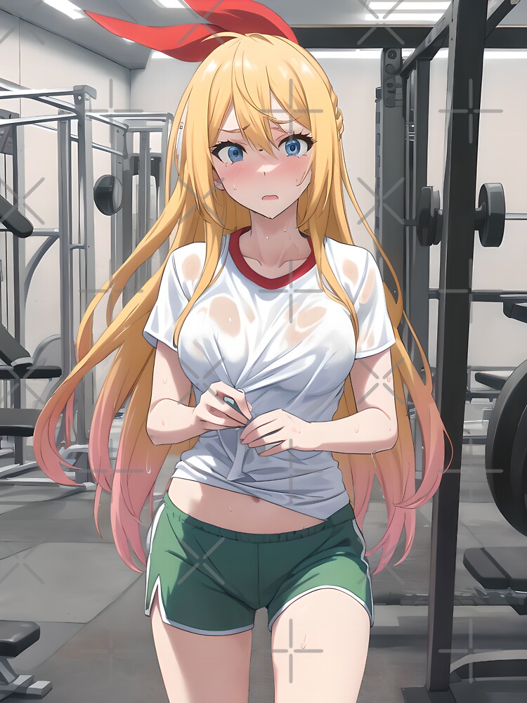 "Chitoge Kirisaki - Gym" Sticker for Sale by Lastmentor35 | Redbubble