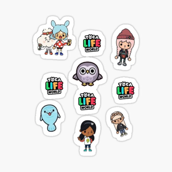 "Toca Boca World, Toca world, Toca Boca life" Sticker for Sale by ...