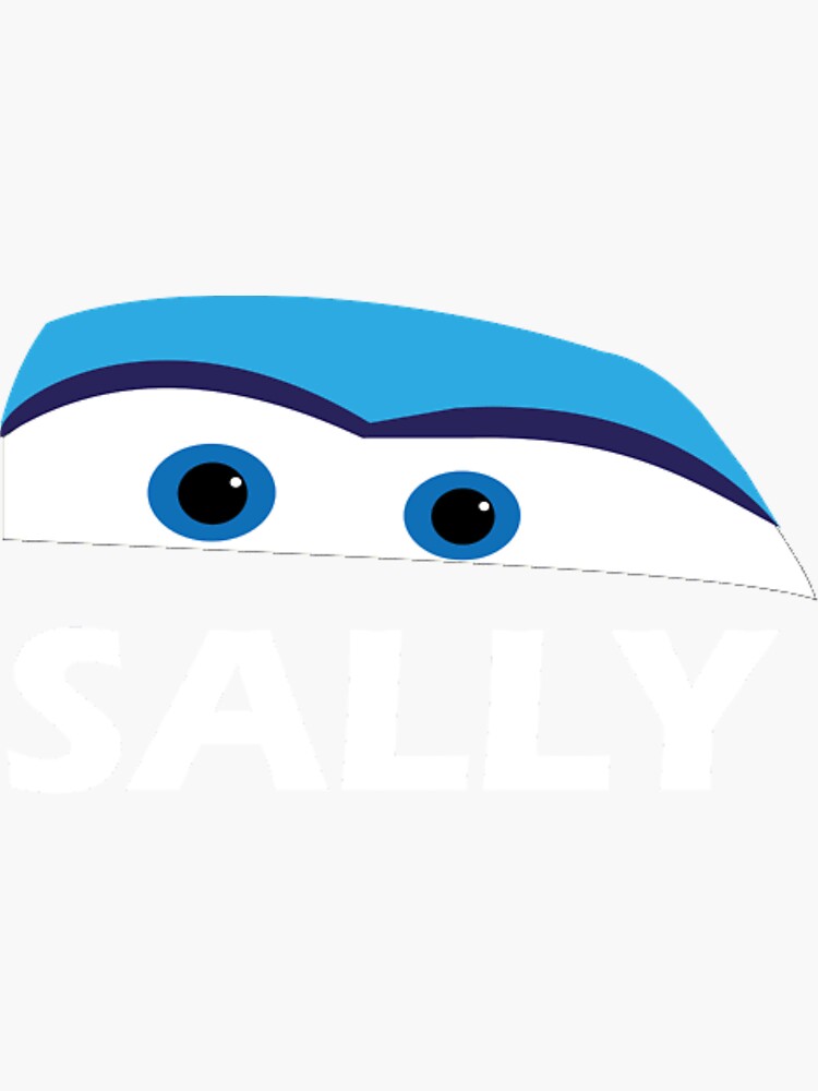 "Sally Cars " Sticker for Sale by TevinTreu | Redbubble