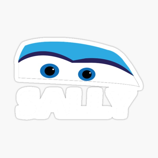 "Sally Cars " Sticker for Sale by TevinTreu | Redbubble