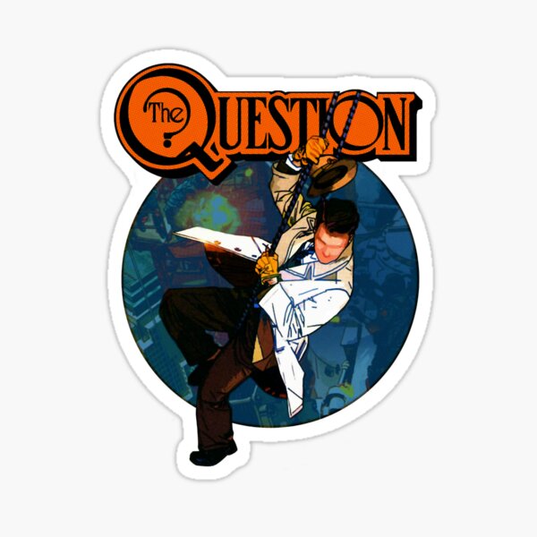"The Question" Sticker for Sale by Adwegamig | Redbubble
