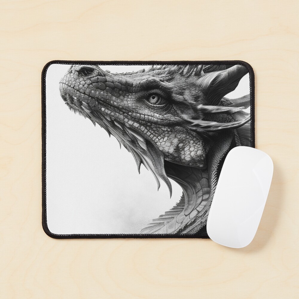 "Black and white Dragon drawing" Art Print for Sale by Pencil-Art ...