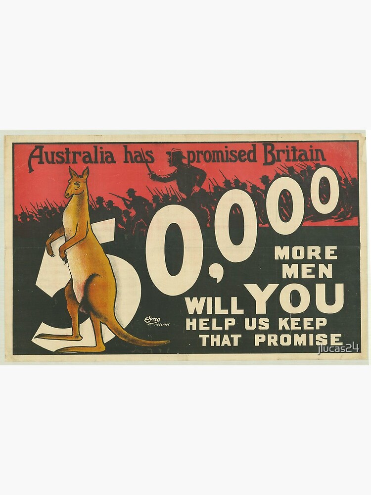 "Australian WW1 Recruitment Poster Sticker" Sticker for Sale by ...