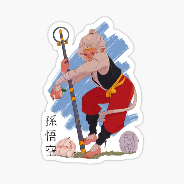 "Sun Wukong (The Monkey King)" Sticker for Sale by petiteartiste ...