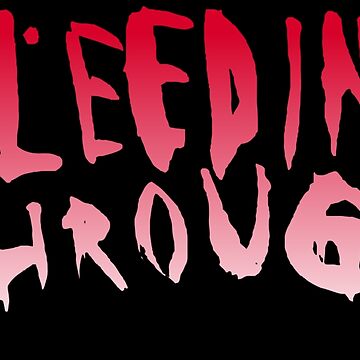 "Bleeding Through band logo" Sticker for Sale by alex sinno | Redbubble