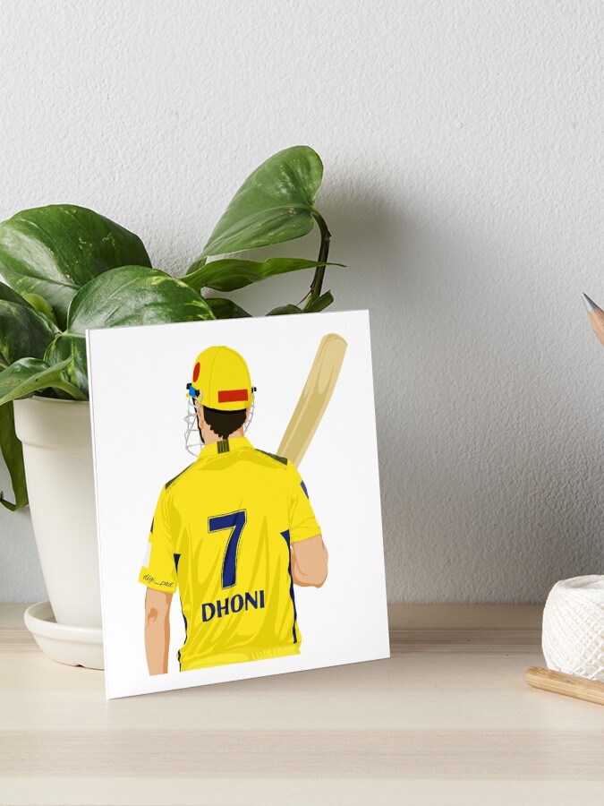 "MS Dhoni" Art Board Print for Sale by AyushkaAgarwal | Redbubble