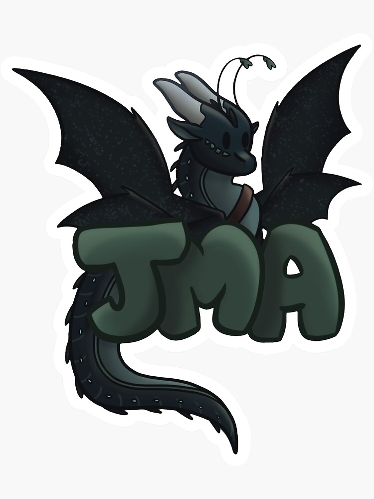 "JMA Wings Flared" Sticker for Sale by JMA-Merch | Redbubble