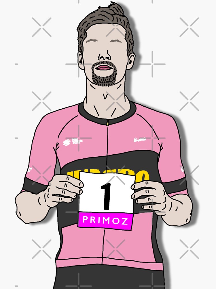 "Primoz Champion Giro d Italia 2023" Sticker for Sale by cyclingdesign ...