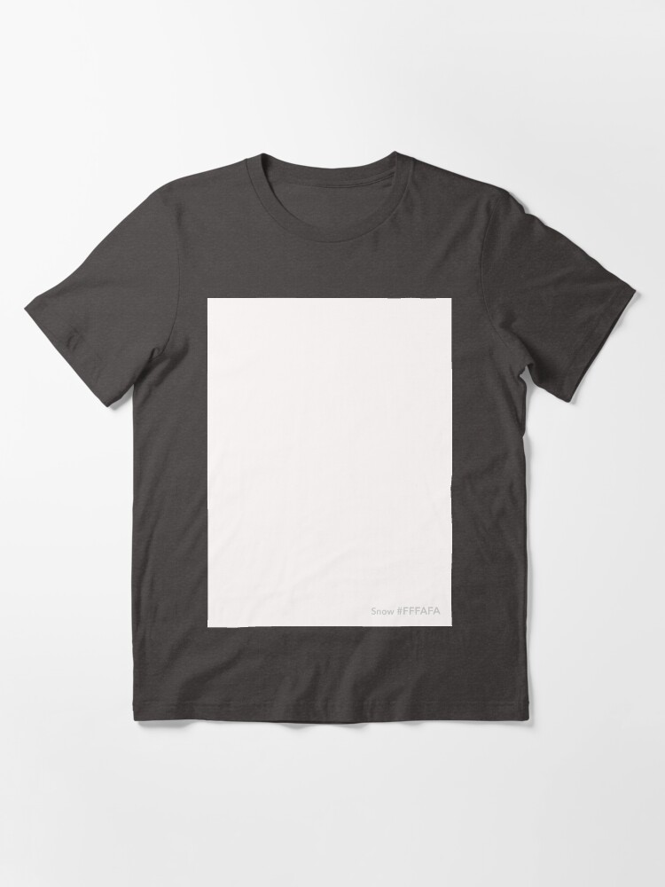 "HTML Colors - Snow #FFFAFA" T-shirt for Sale by Yerpos | Redbubble ...