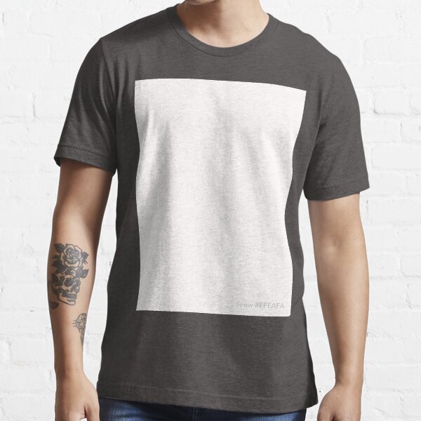 "HTML Colors - Snow #FFFAFA" T-shirt for Sale by Yerpos | Redbubble ...