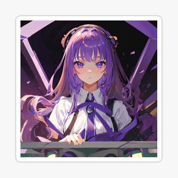 "Violent girl_anime-5" Sticker for Sale by theiynkhi | Redbubble