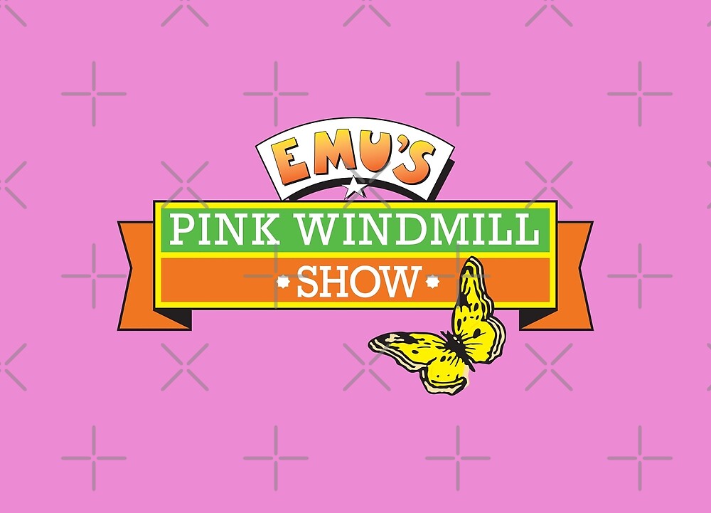 "Emu's Pink Windmill Show" by ChrisOrton | Redbubble