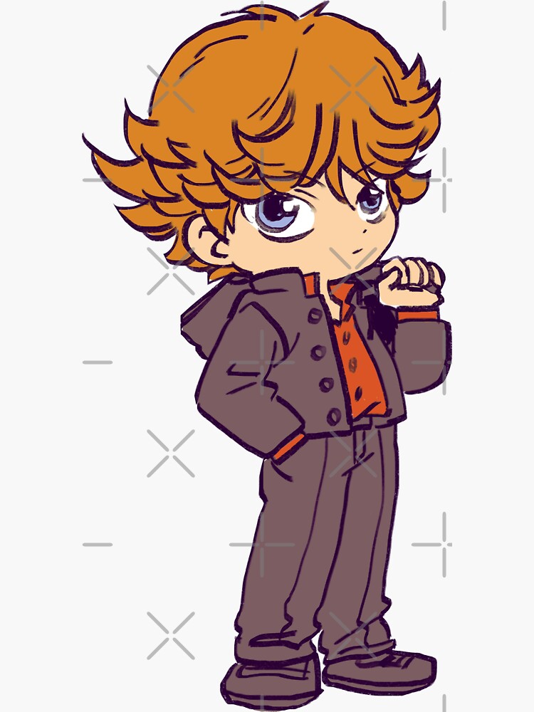 "I draw chibi mitani yuki / Hikaru no Go" Sticker for Sale by RansRoom | Redbubble