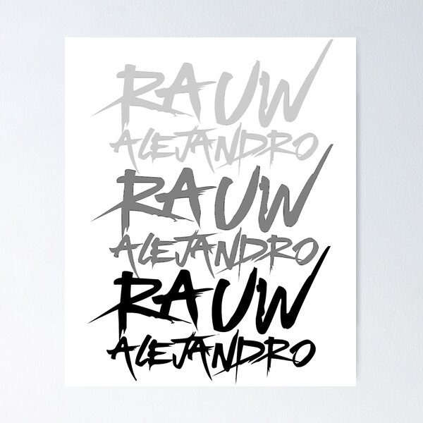 Póster for Sale con la obra «Copia de Fan art rauw alejandro, rawn ...