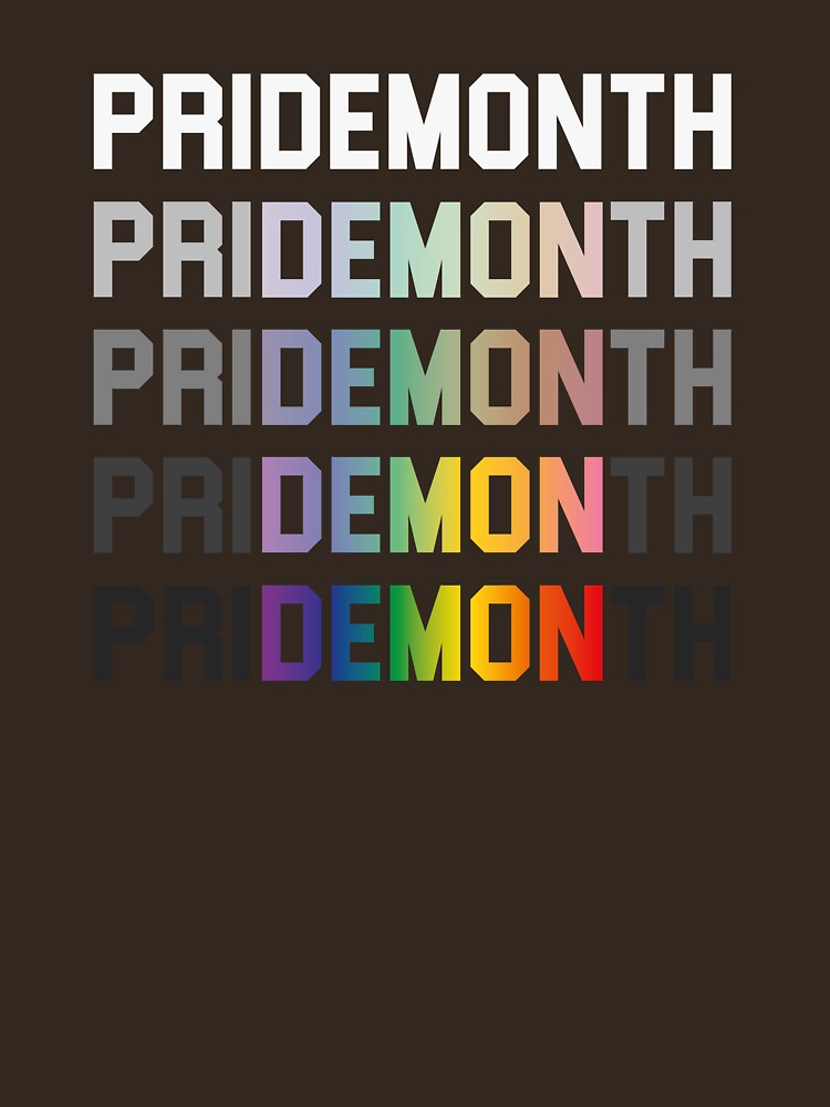 "Pride Month DEMON" T-shirt for Sale by josephbalfour | Redbubble ...