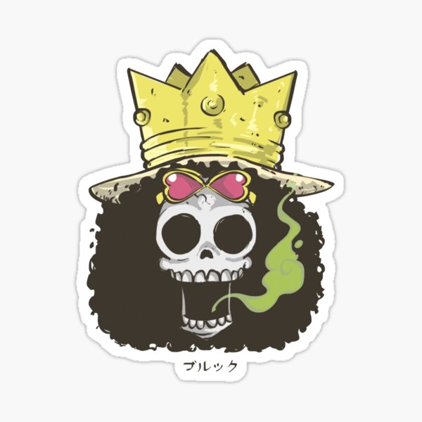 Sticker for Sale mit "One Piece Brook" von kobmamba | Redbubble
