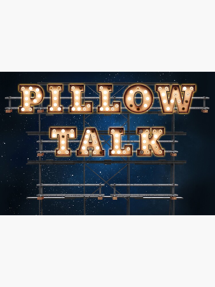 "Pillow Talk - Wall-Art for Hotel-Rooms" Sticker for Sale by Art ...