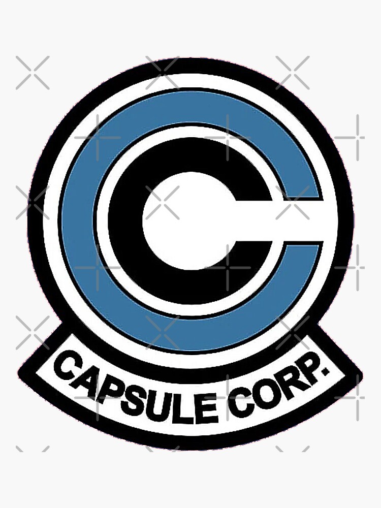 "Capsule Corp Logo" Sticker for Sale by MidnightAttack | Redbubble