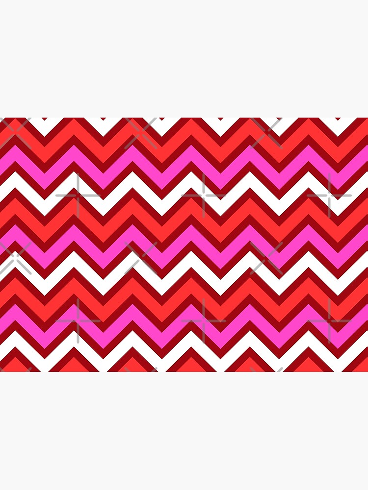 Pink And White Chevron Pattern