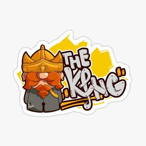 "Funny Lord KIng Characters" Sticker for Sale by Alsiqvectorart | Redbubble