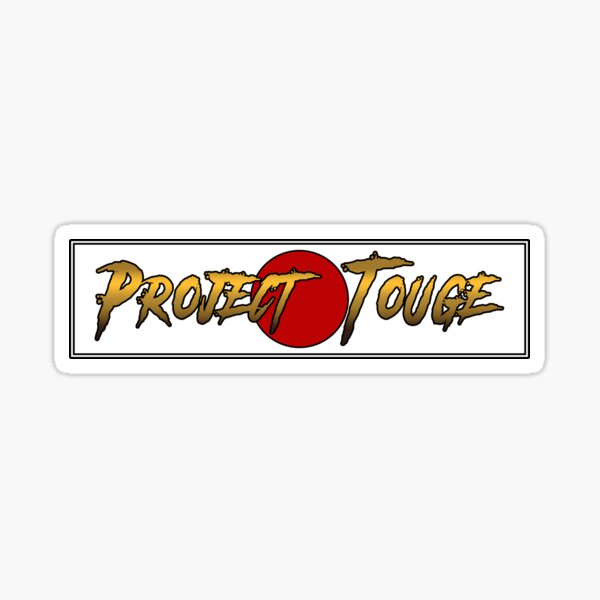 "Gold Project Touge" Sticker for Sale by NugsOfAnarchy | Redbubble