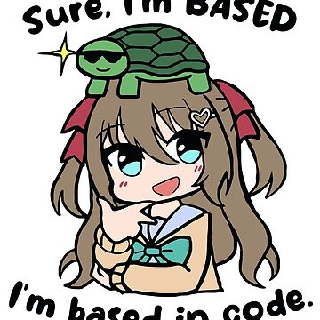 "Neuro Sama Merch Neuro Sama Based" Sticker for Sale by Williamjmahoney ...